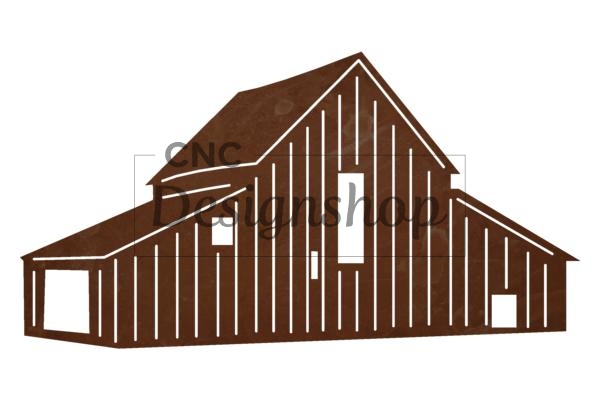 2-Storey Barn DXF File for CNC