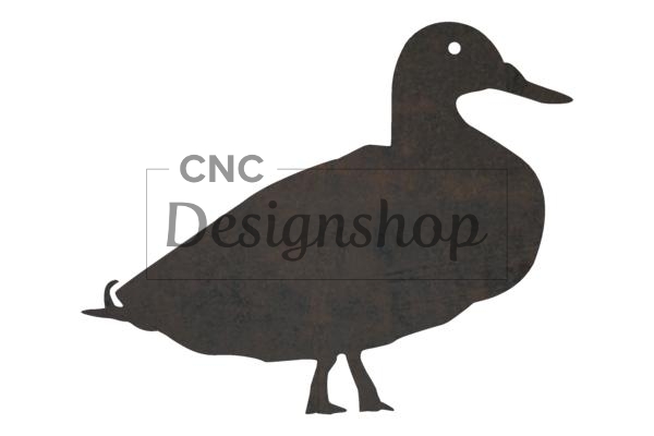 Duck Outline DXF File for CNC