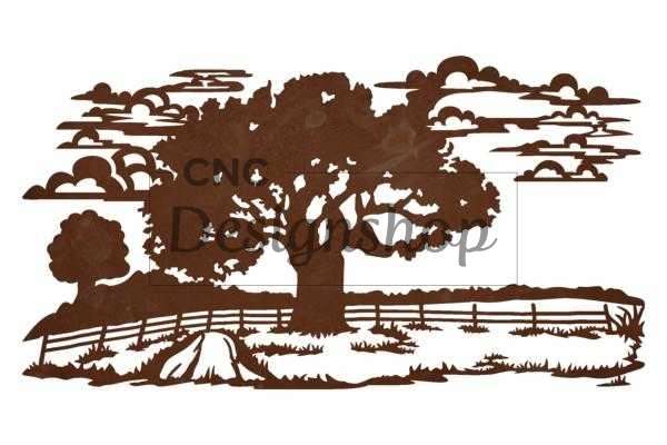 Oak Tree Dxf Files _ Laser Cut Tree (353) Files Free Download – XYNUT