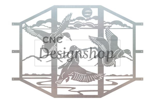 Ducks Sconce - DXF File for CNC