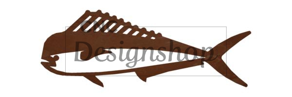 Mahi Mahi Silhouette